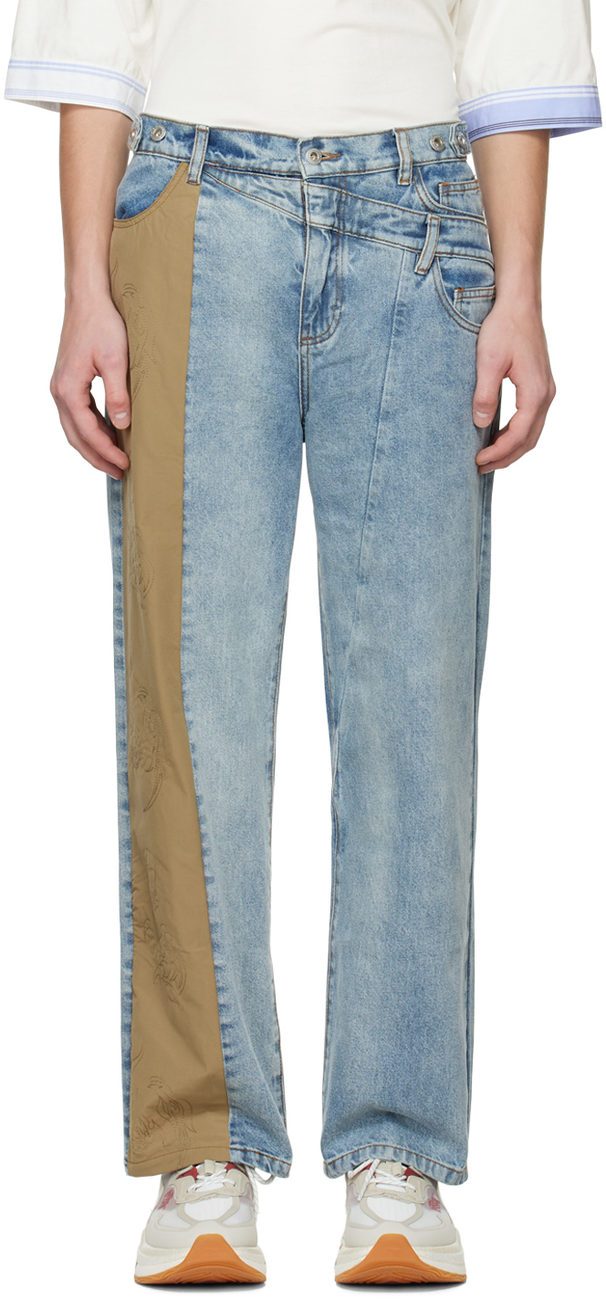 Feng Chen Wang Blue Phoenix Jeans Feng Chen Wang