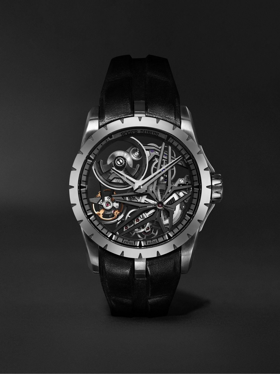 Roger Dubuis - Excalibur MB Automatic Skeleton 42mm Ceramic and Leather ...