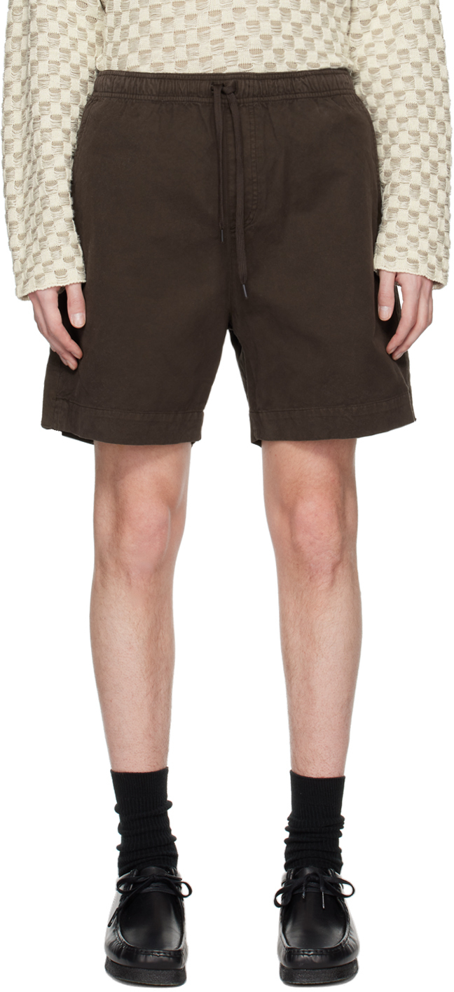 Schnayderman's Brown Drawstring Shorts Schnaydermans