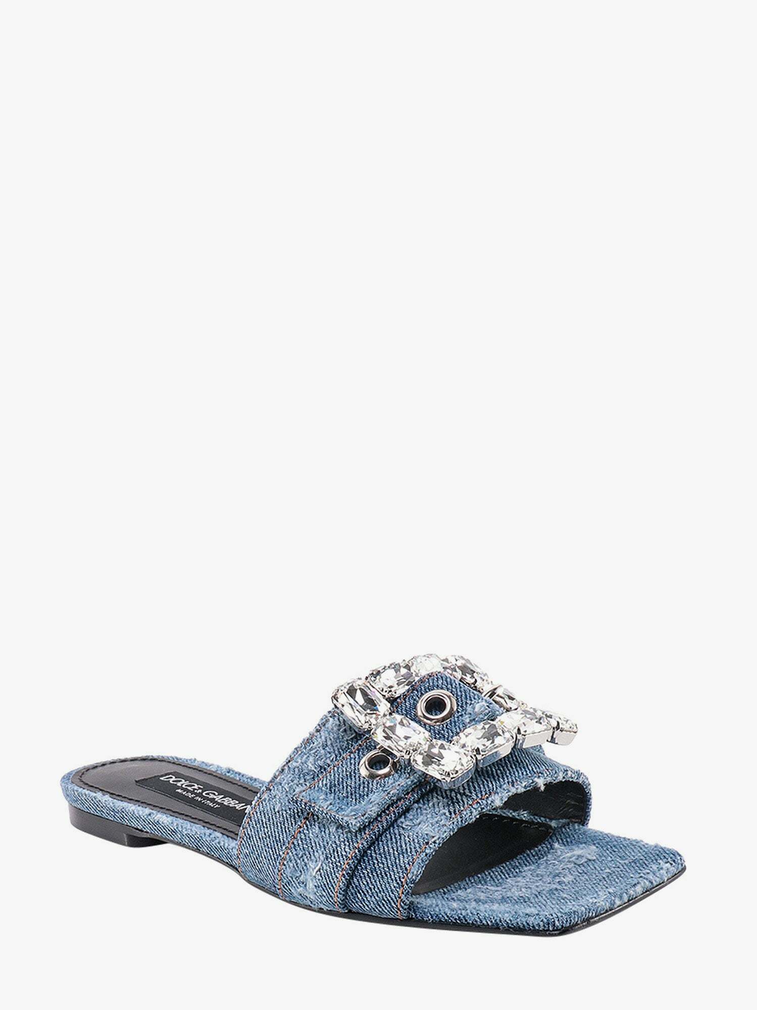 Dolce & Gabbana Sandals Blue Womens Dolce & Gabbana