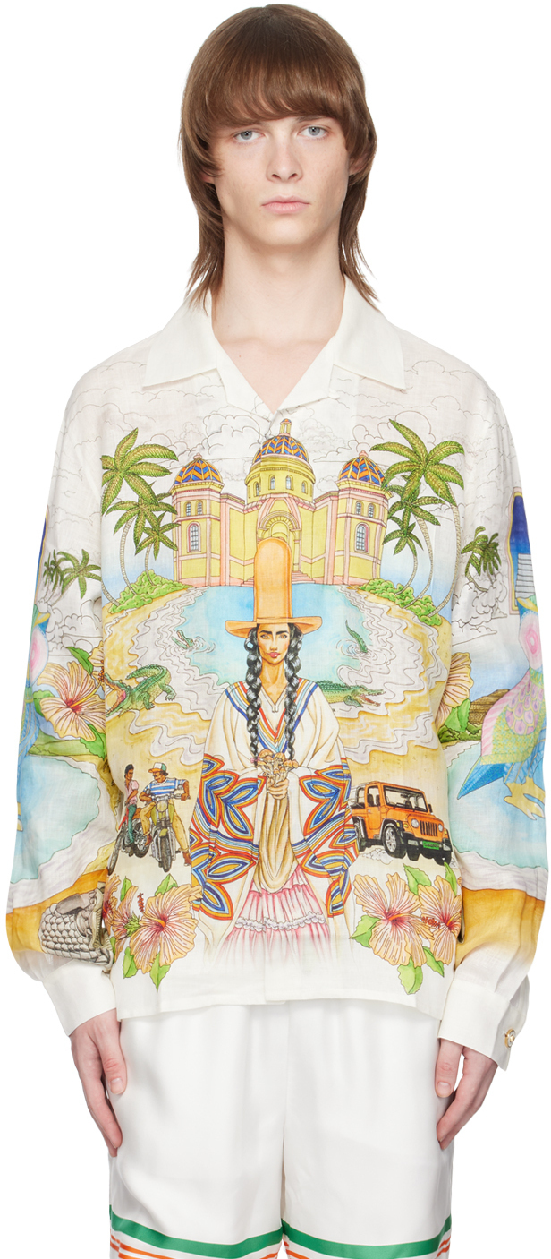 Casablanca Off-White Spirit Lake Shirt Casablanca