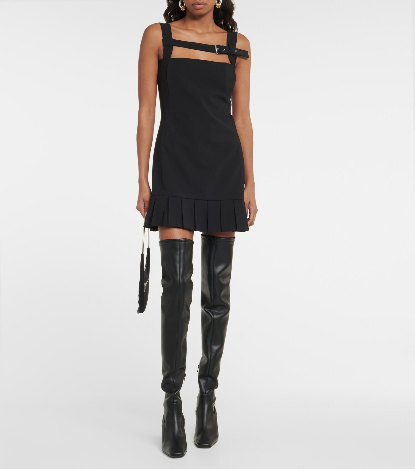 Coperni - Faux leather over-the-knee boots Coperni