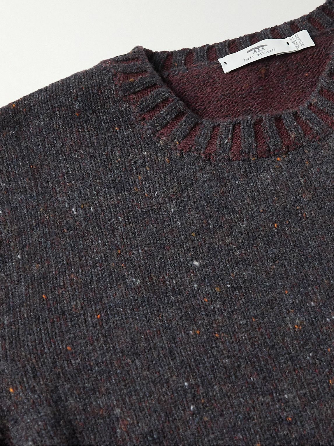 Inis Meáin - Donegal Merino Wool and Cashmere-Blend Sweater - Blue Inis ...