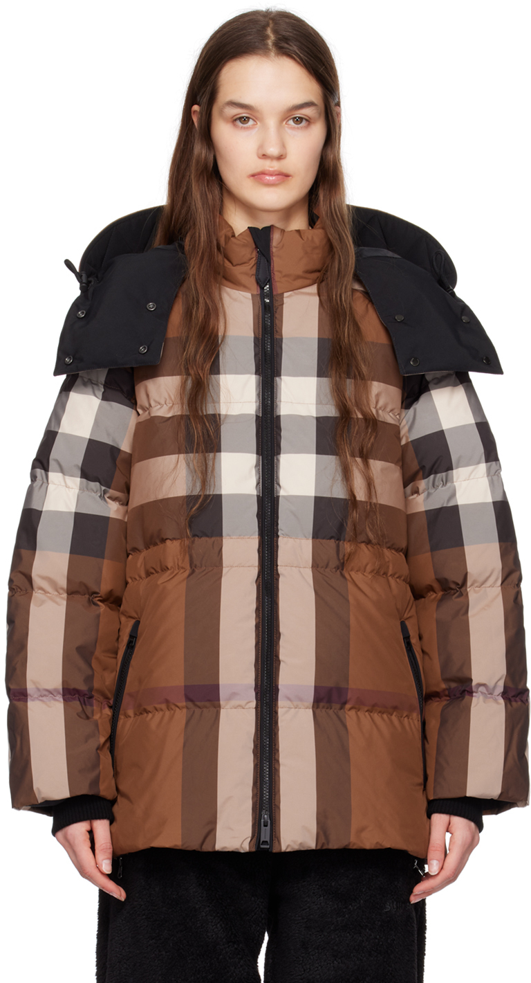 Burberry Brown Broadwaschk Puffer Jacket Burberry