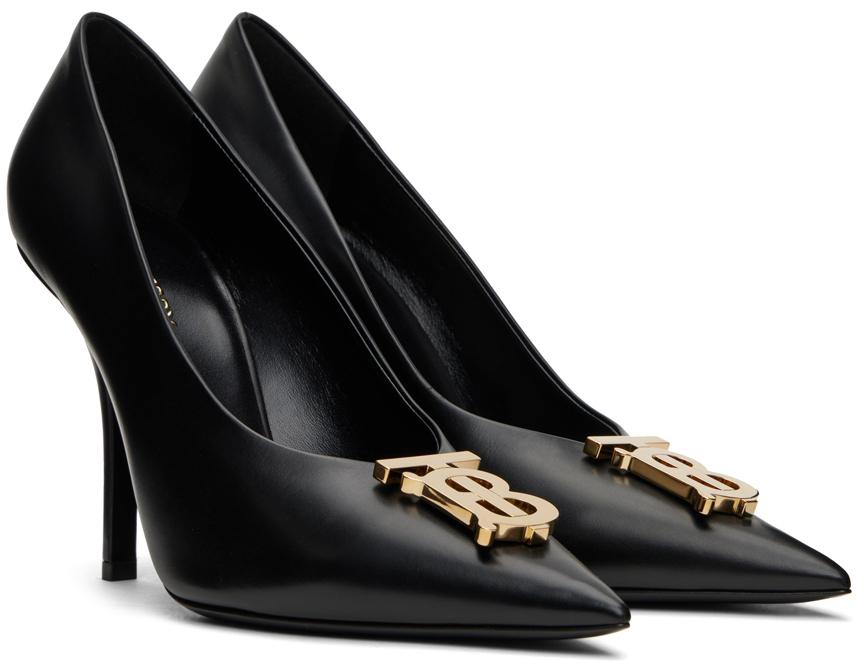 Burberry Black Monogram Heels Burberry