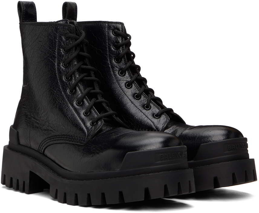 Balenciaga Black Strike Boots Balenciaga