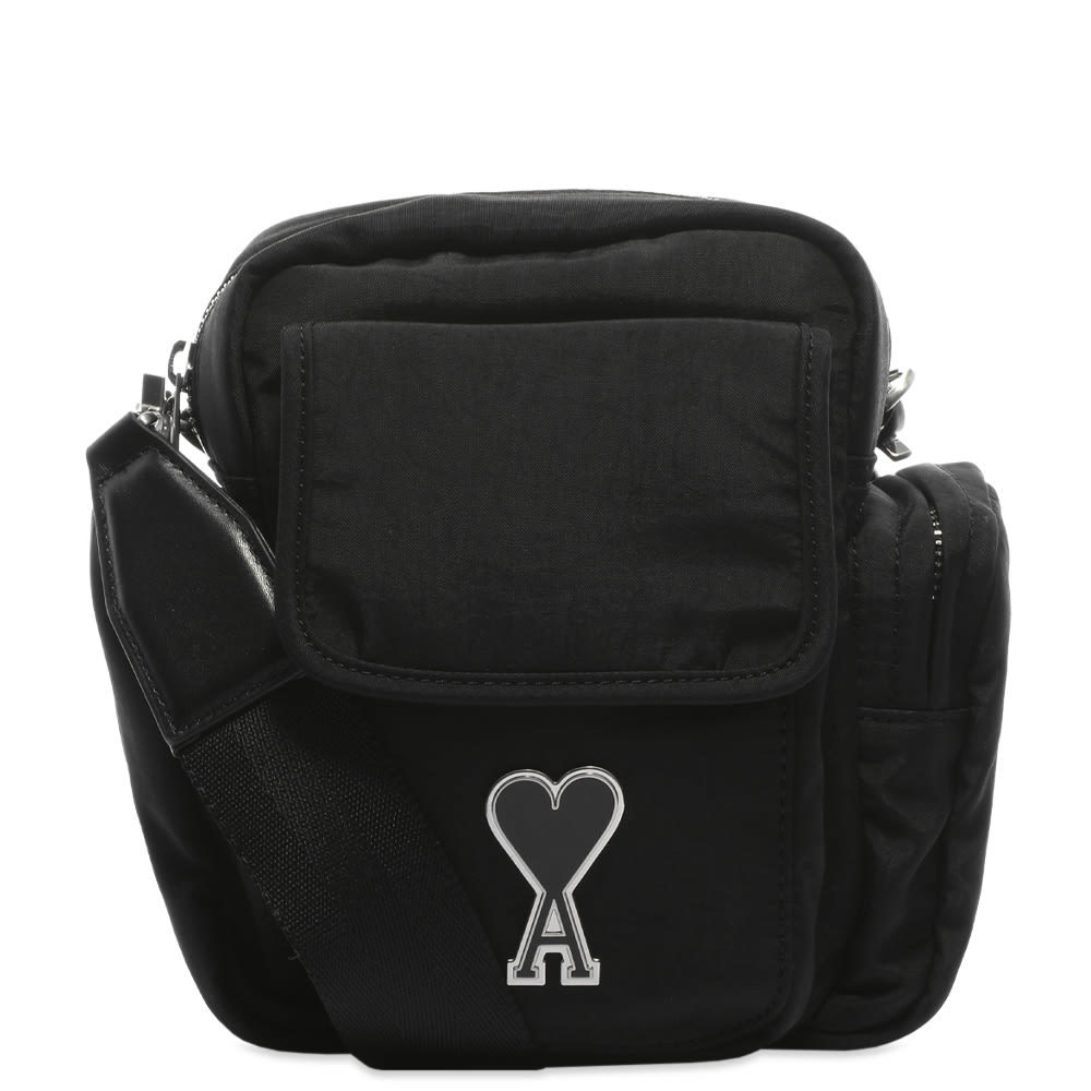 AMI Tonal Heart Cross Body Bag AMI