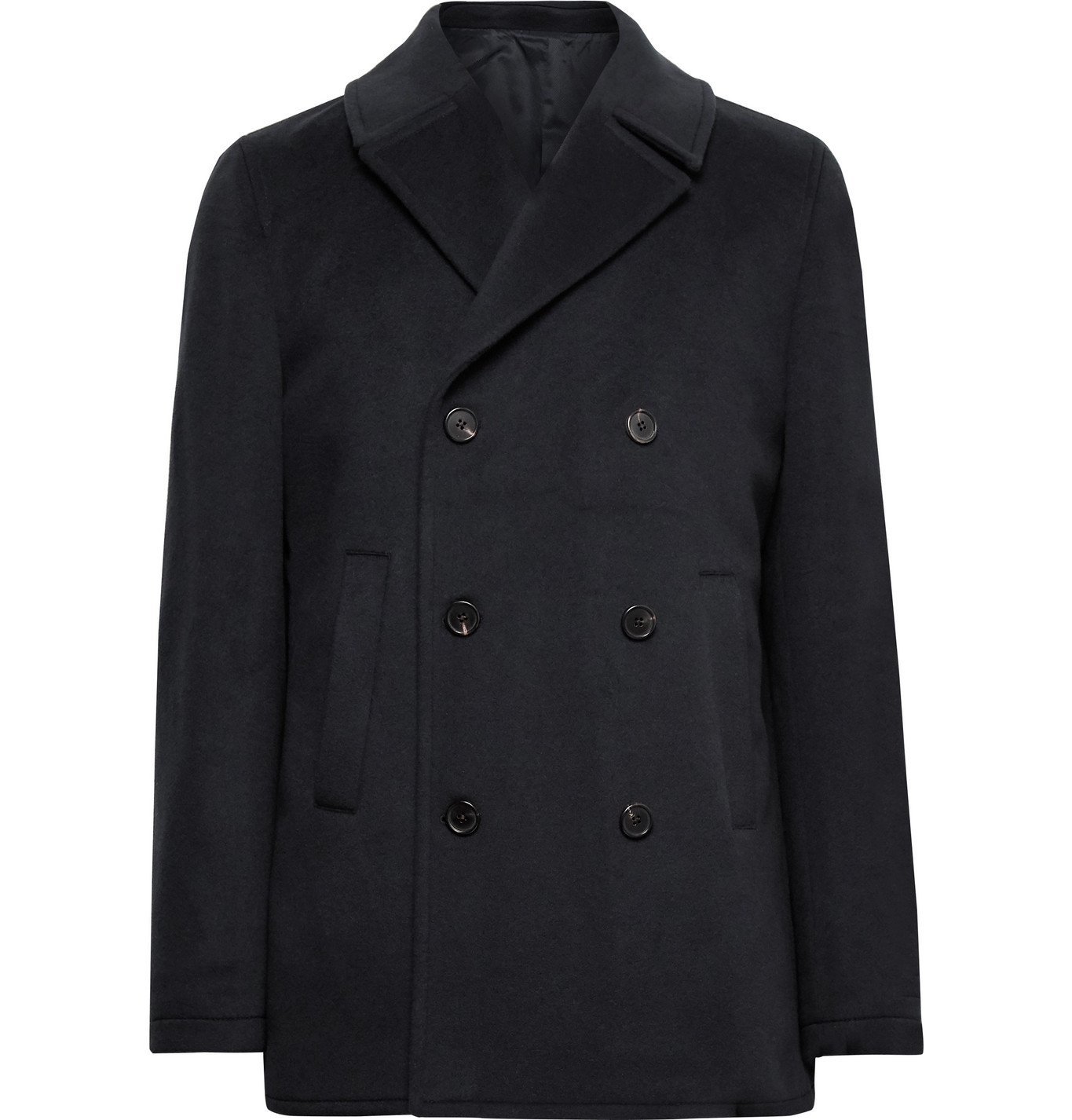 Altea - Double-Breasted Cashmere Peacoat - Blue Altea