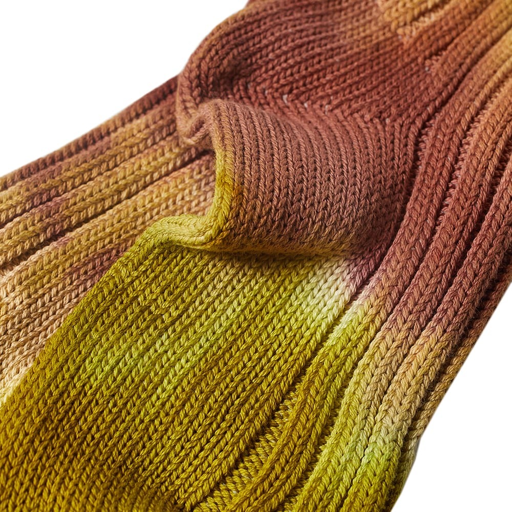 decka x Stain Shade Heavyweight Sock in Natural Moss decka