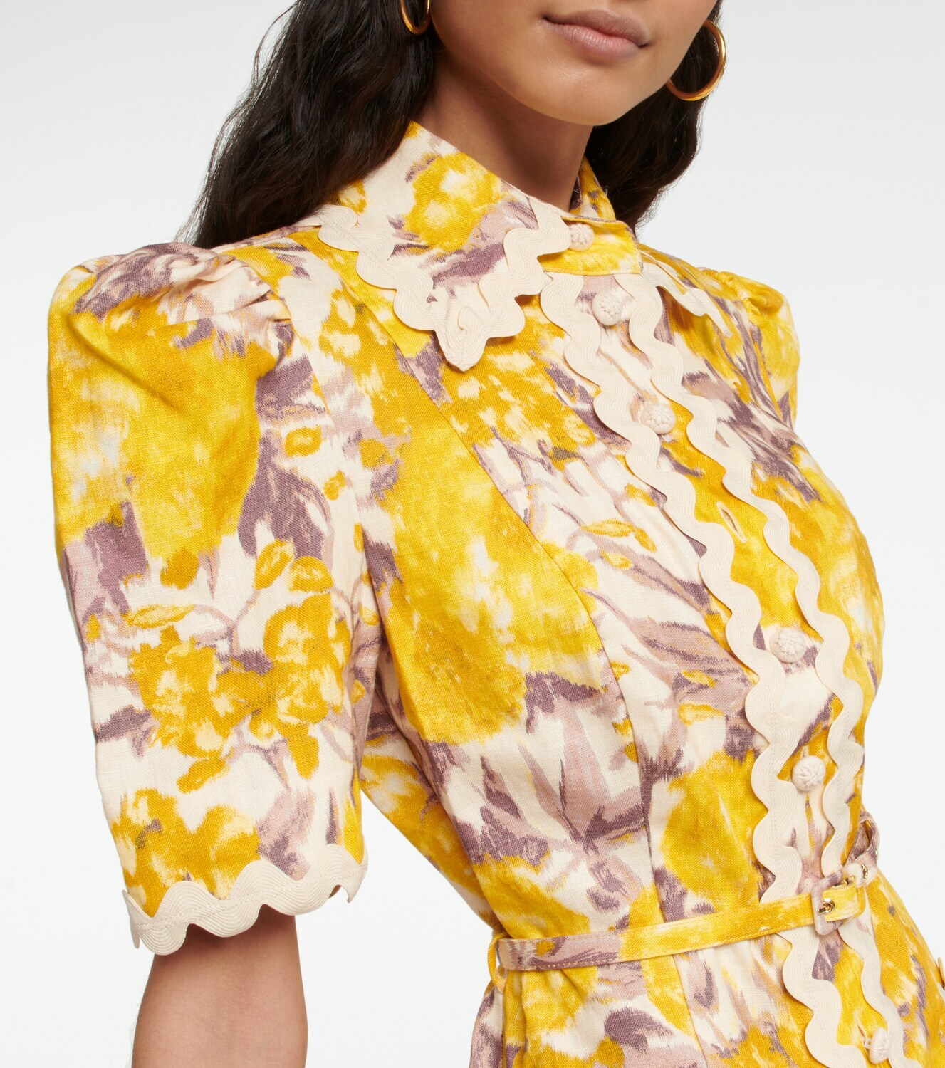 Zimmermann - High Tide Ric Rac linen minidress Zimmermann