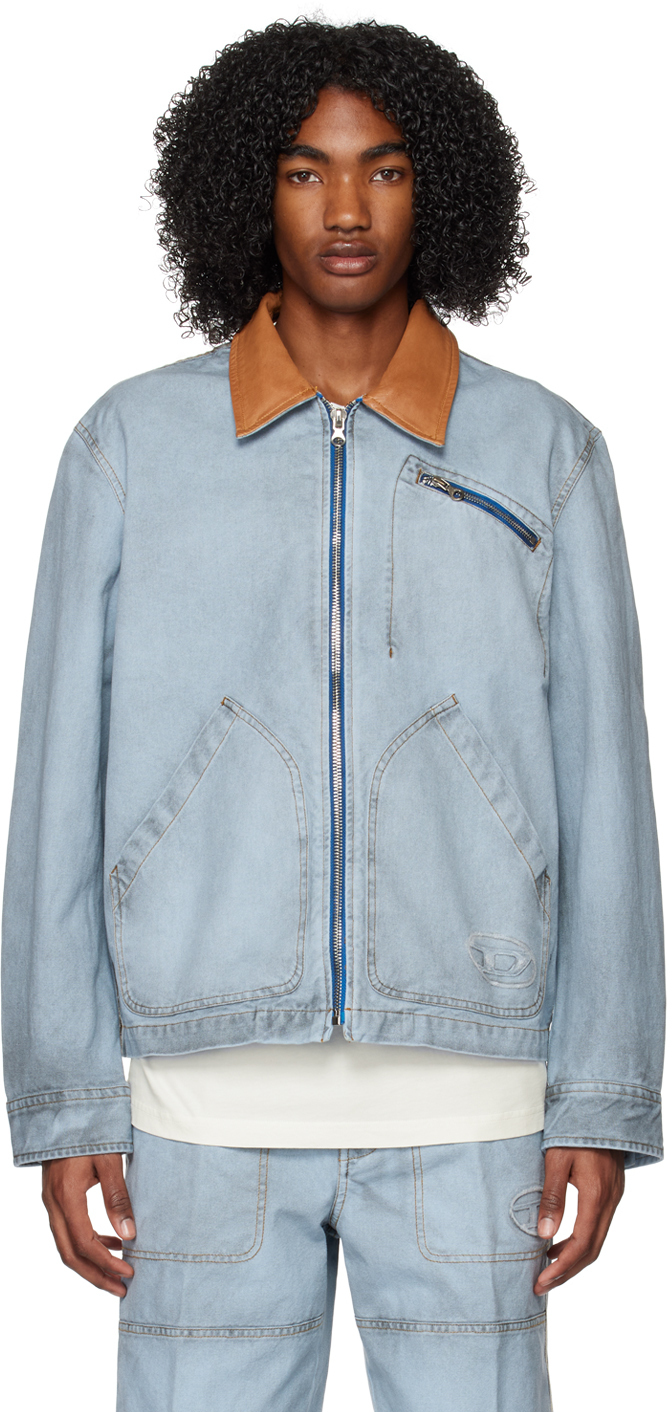 Diesel Blue J-Chart Denim Jacket Diesel