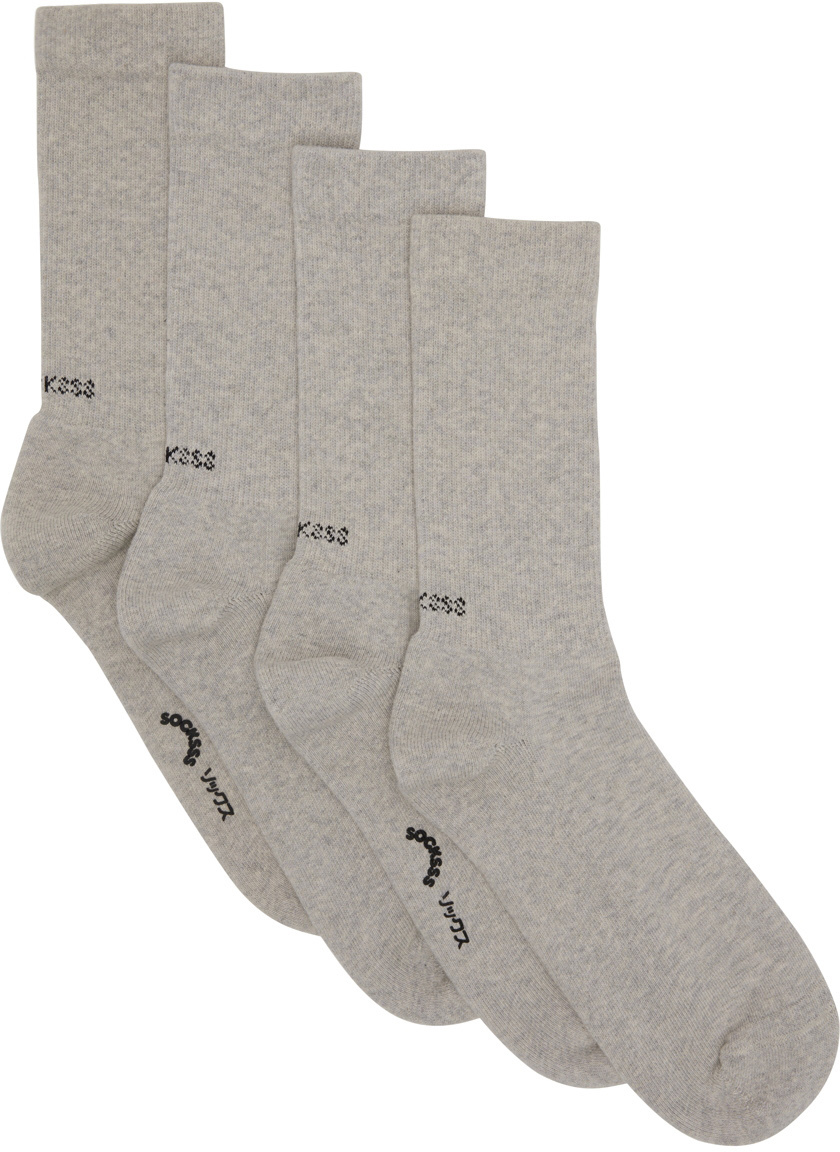 SOCKSSS Two-Pack Gray Socks Socksss