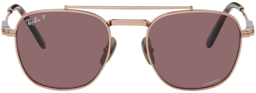 Ray-Ban Rose Gold Frank II Sunglasses Ray Ban