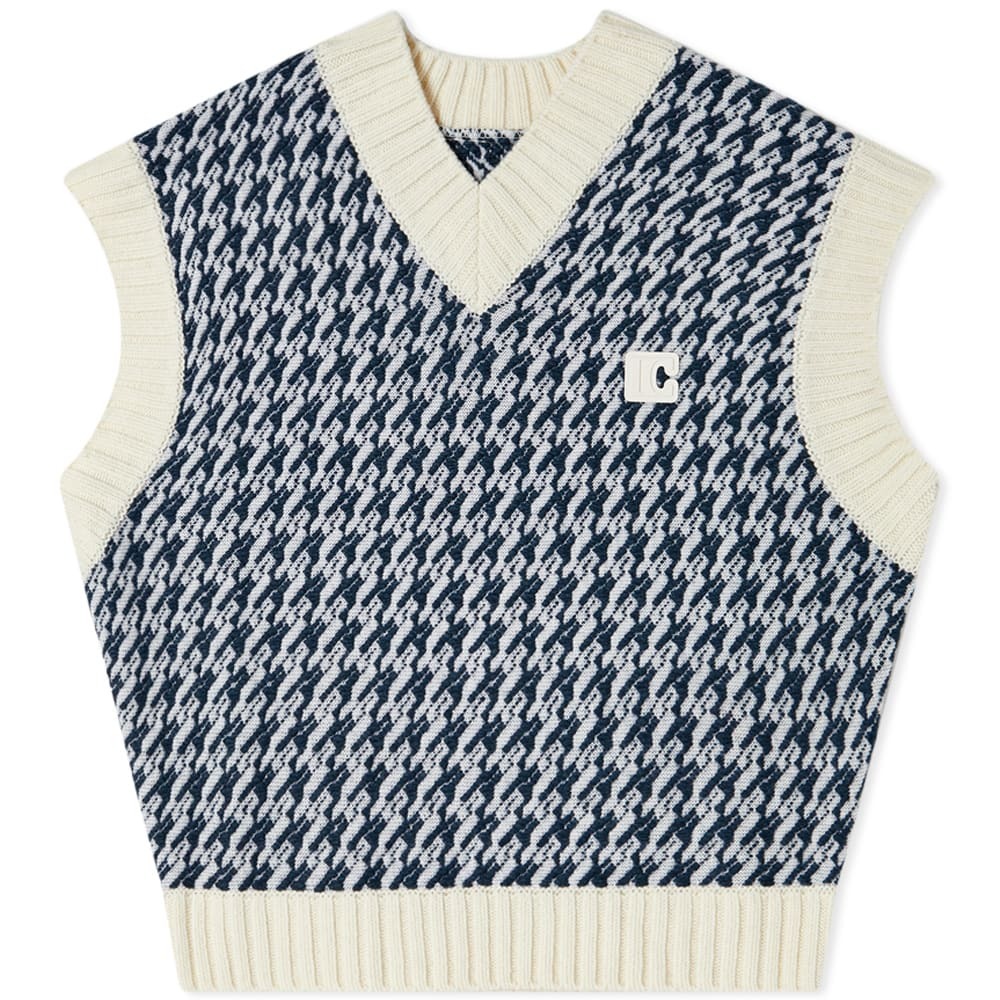 Low Classic Women's Knit Vest in Check Low Classic