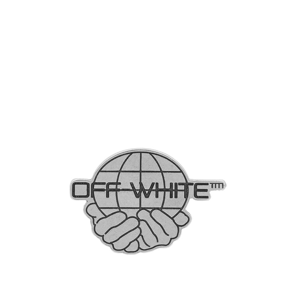 Off-White World Pin Off-White