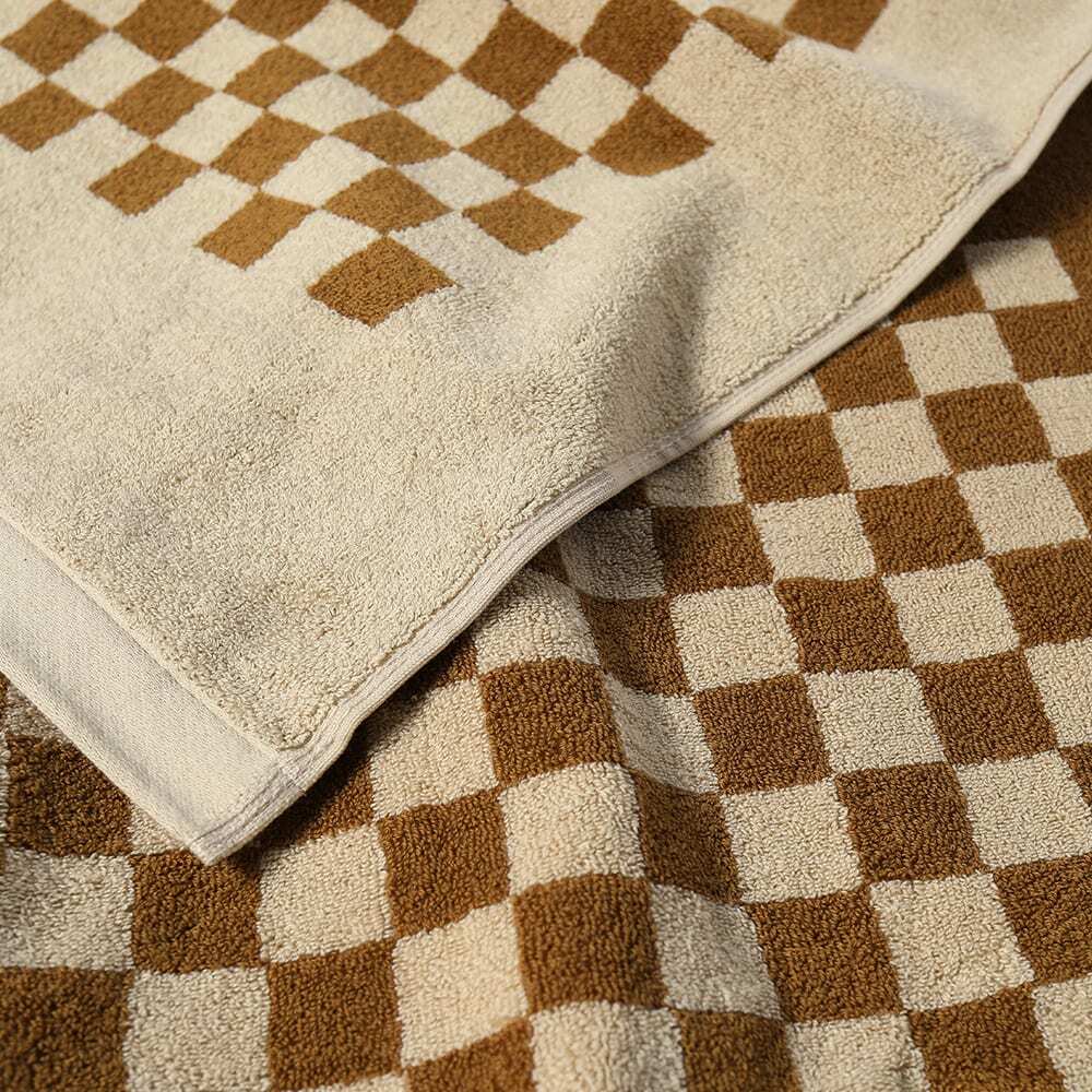 Baina Roman Pool Towel in Cedar/Sand Baina