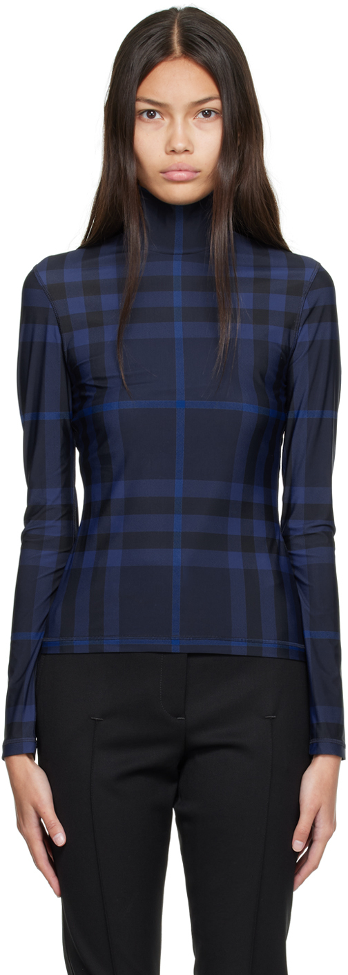 Burberry Navy Emery Turtleneck Burberry