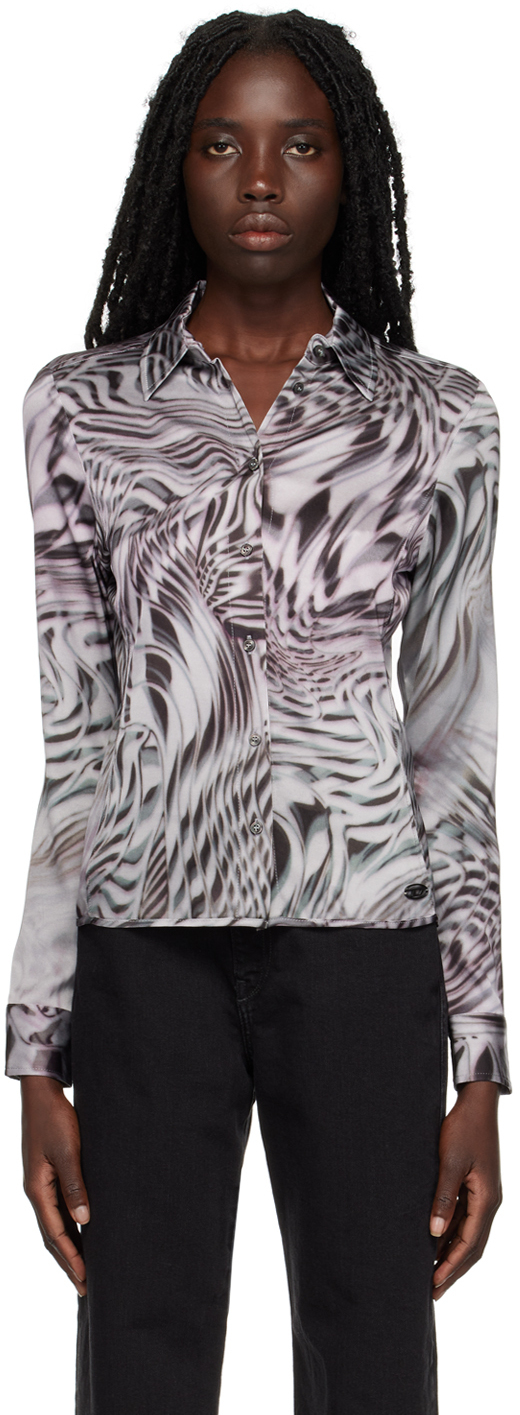 Diesel Gray C-Mae Shirt Diesel