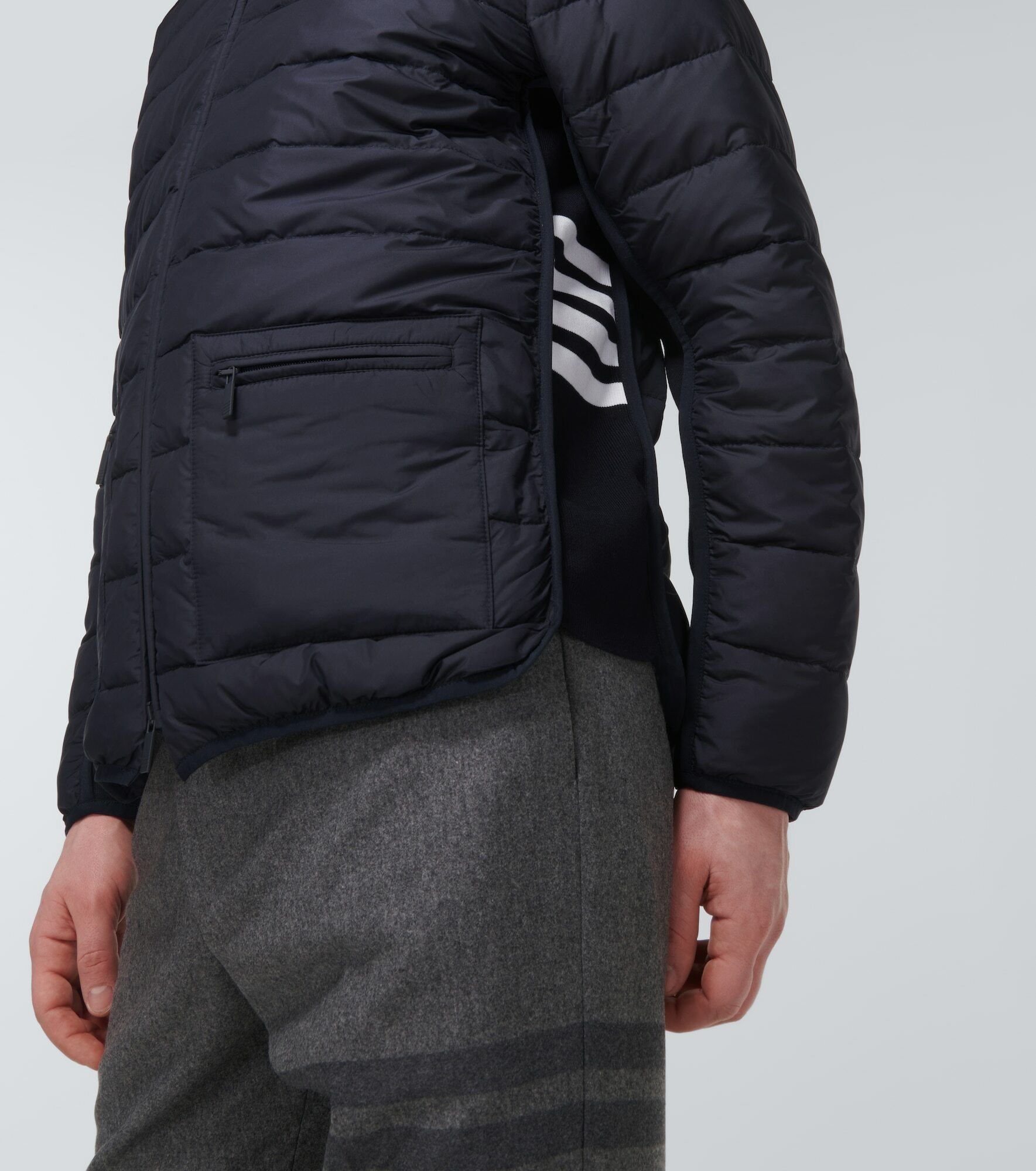 Thom Browne - 4-Bar technical down jacket Thom Browne