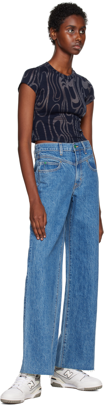 SLVRLAKE Blue Grace Double Yoke Jeans SLVRLAKE