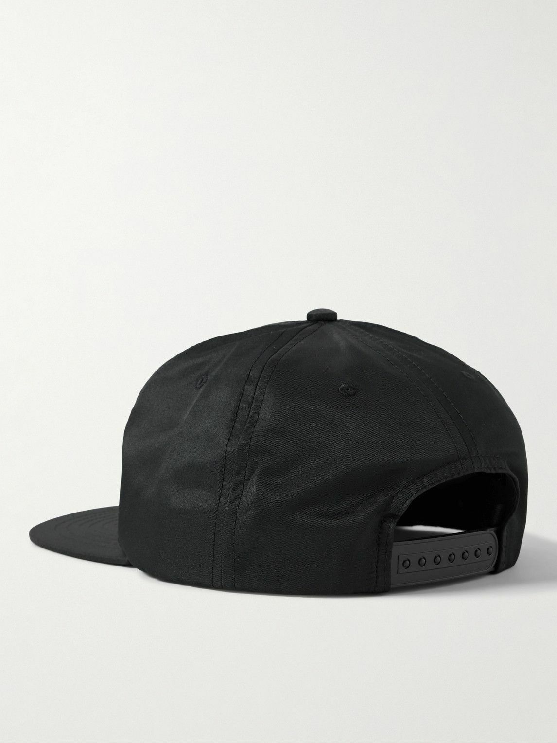Rhude - Logo-Flocked Satin Trucker Cap Rhude