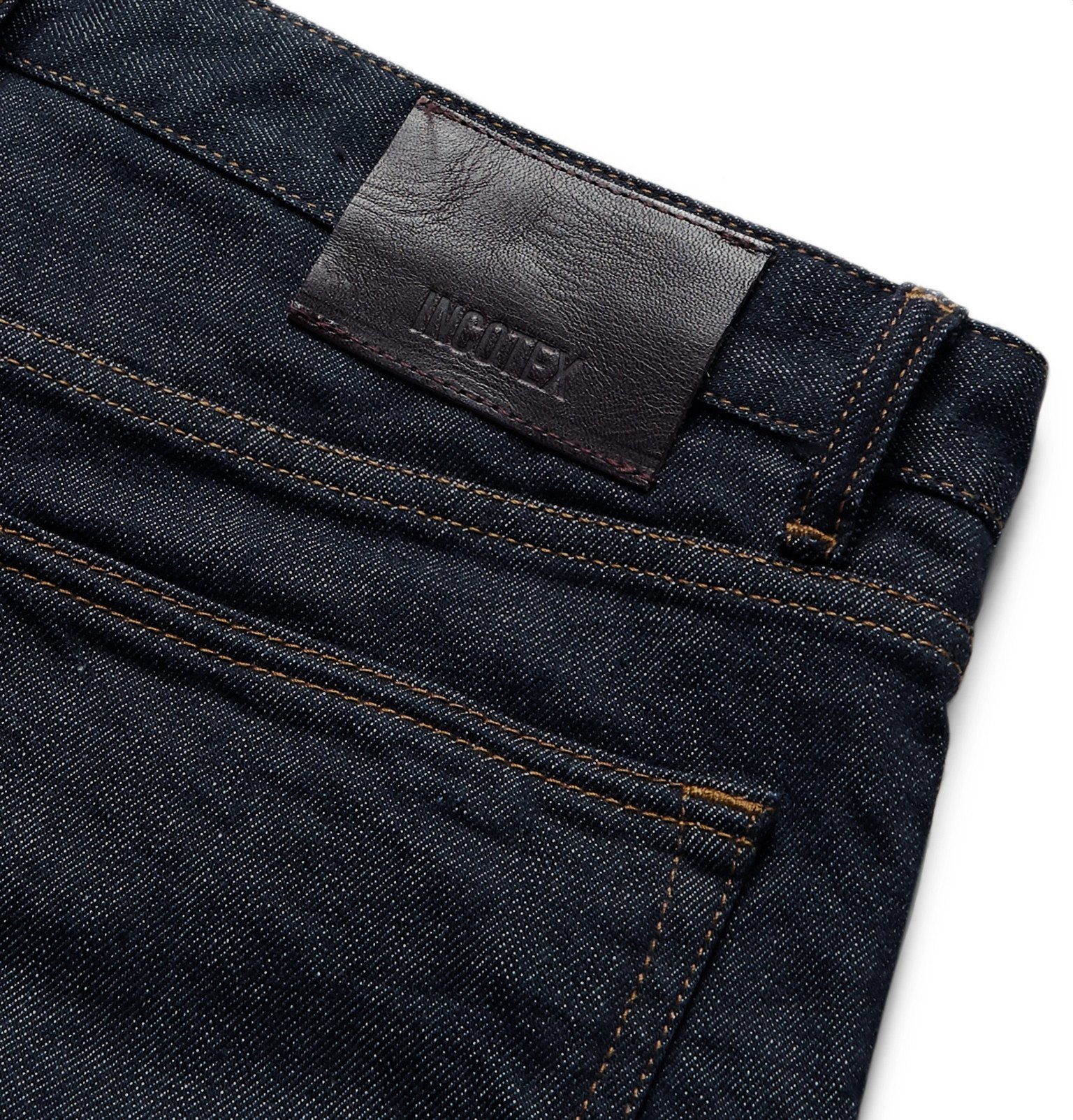 Incotex - Slim-Fit Stretch-Denim Jeans - Blue Incotex