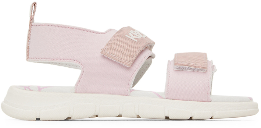 Kenzo Kids Pink Velcro Sandals Kenzo