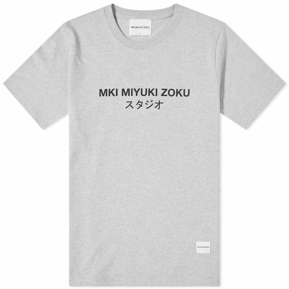 MKI Men's Classic Logo T-Shirt in Grey MKI Miyuki-Zoku