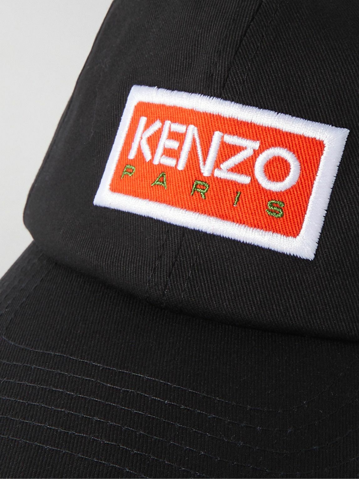 KENZO - Logo-Embroidered Cotton-Canvas Baseball Cap Kenzo