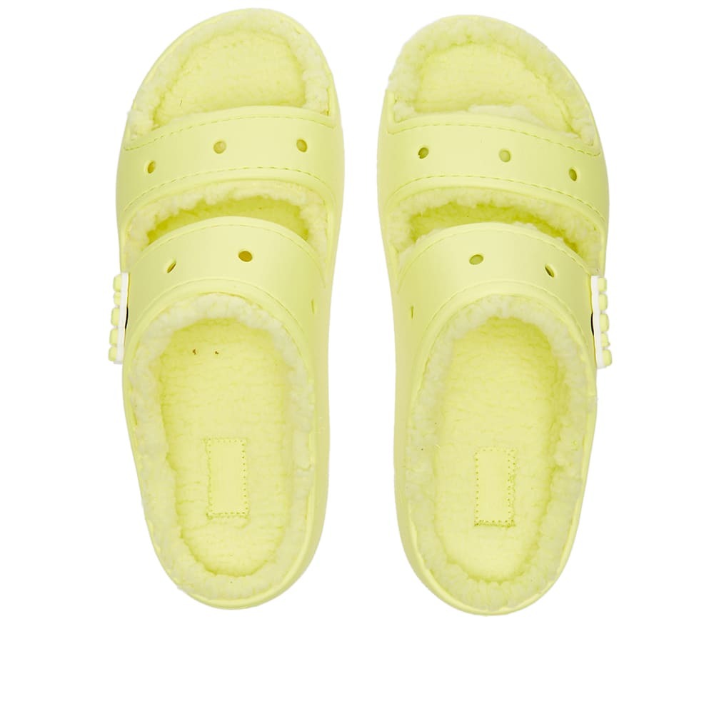 Crocs Women's Classic Cozzzy Sandal in Sulphur Crocs
