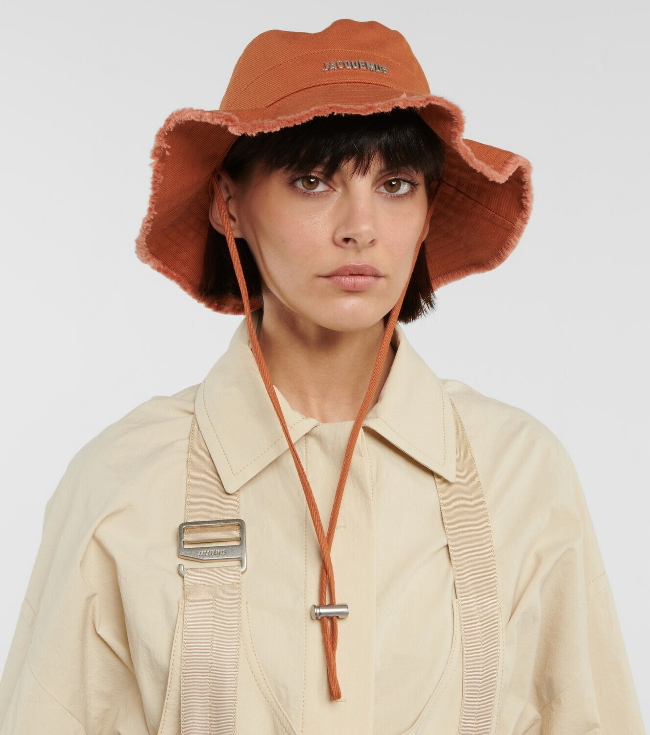 Jacquemus - Frayed cotton bucket hat Jacquemus