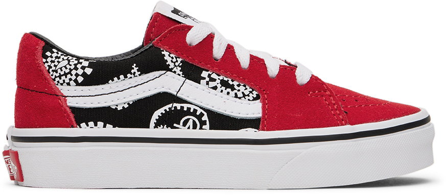 Vans Kids Red & Black SK8-Low Little Kids Sneakers Vans