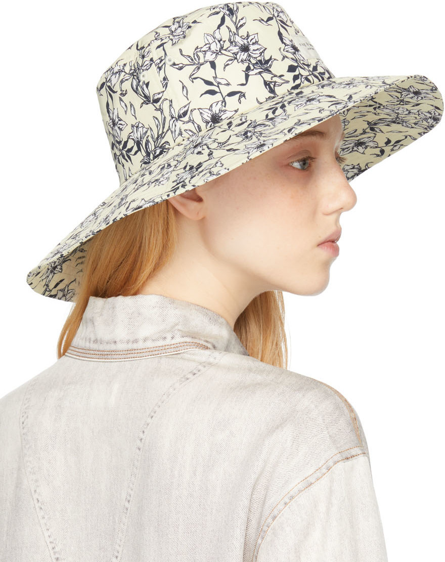 rag & bone Yellow Addison Cruise Beach Hat Rag and Bone
