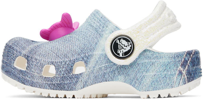 Crocs Baby Blue Classic Denim Clogs Crocs