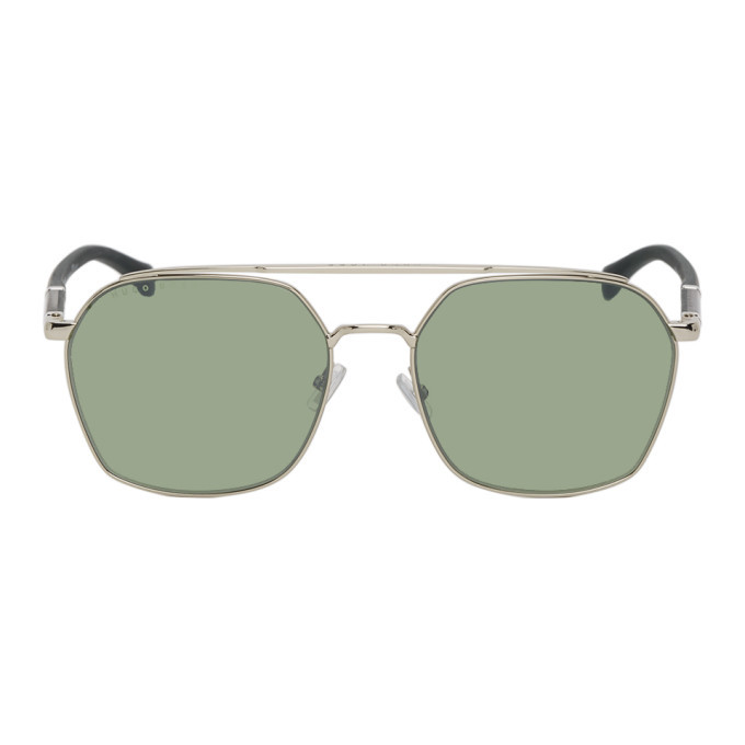 Boss Gold Metal Square Sunglasses BOSS