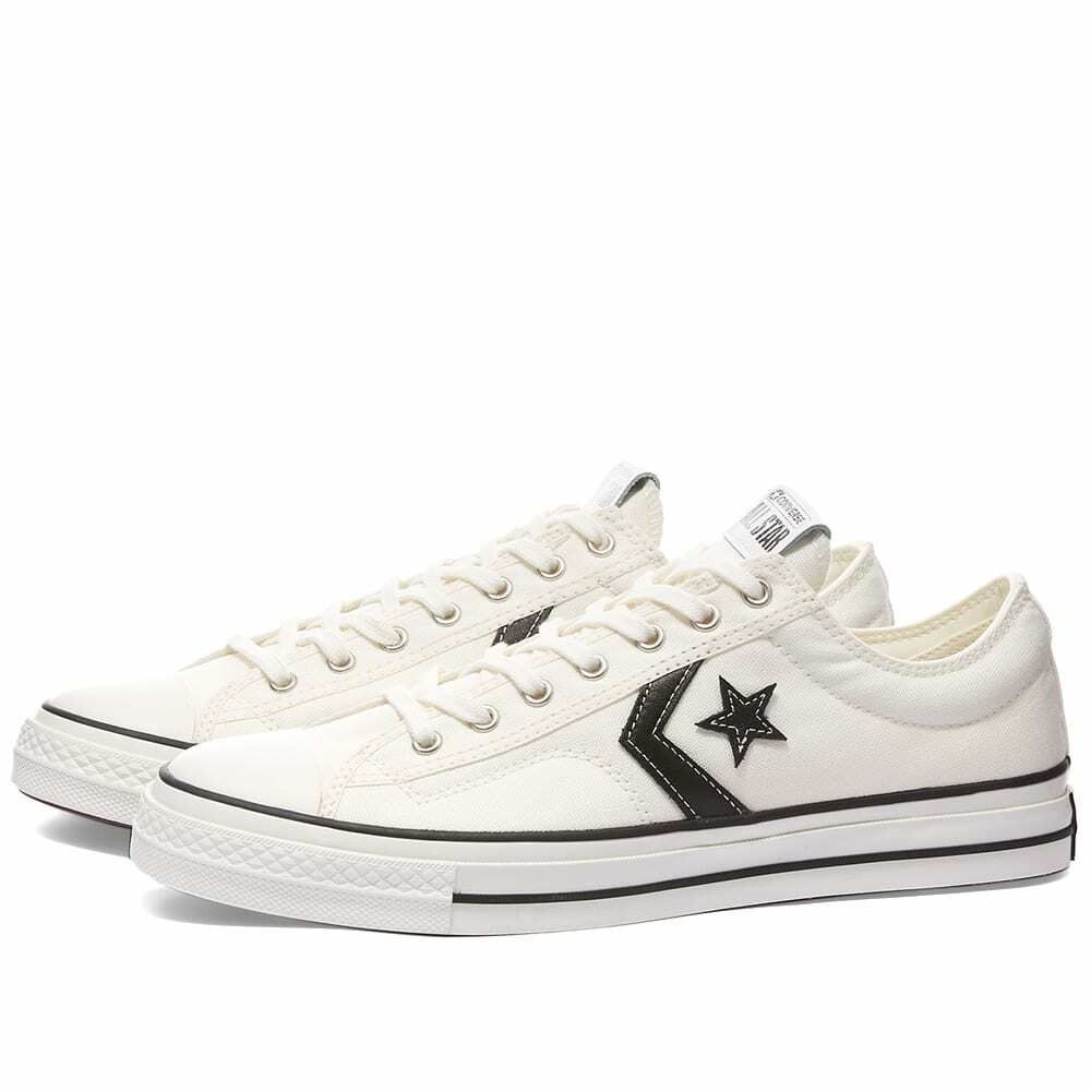 Converse Men's Star Player 76 Sneakers in Vintage White/Black Converse