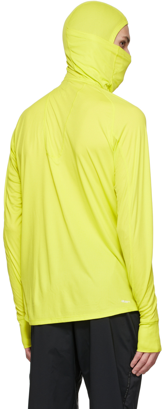 New Balance Yellow R.W.T Ntegral Balaclava Turtleneck New Balance