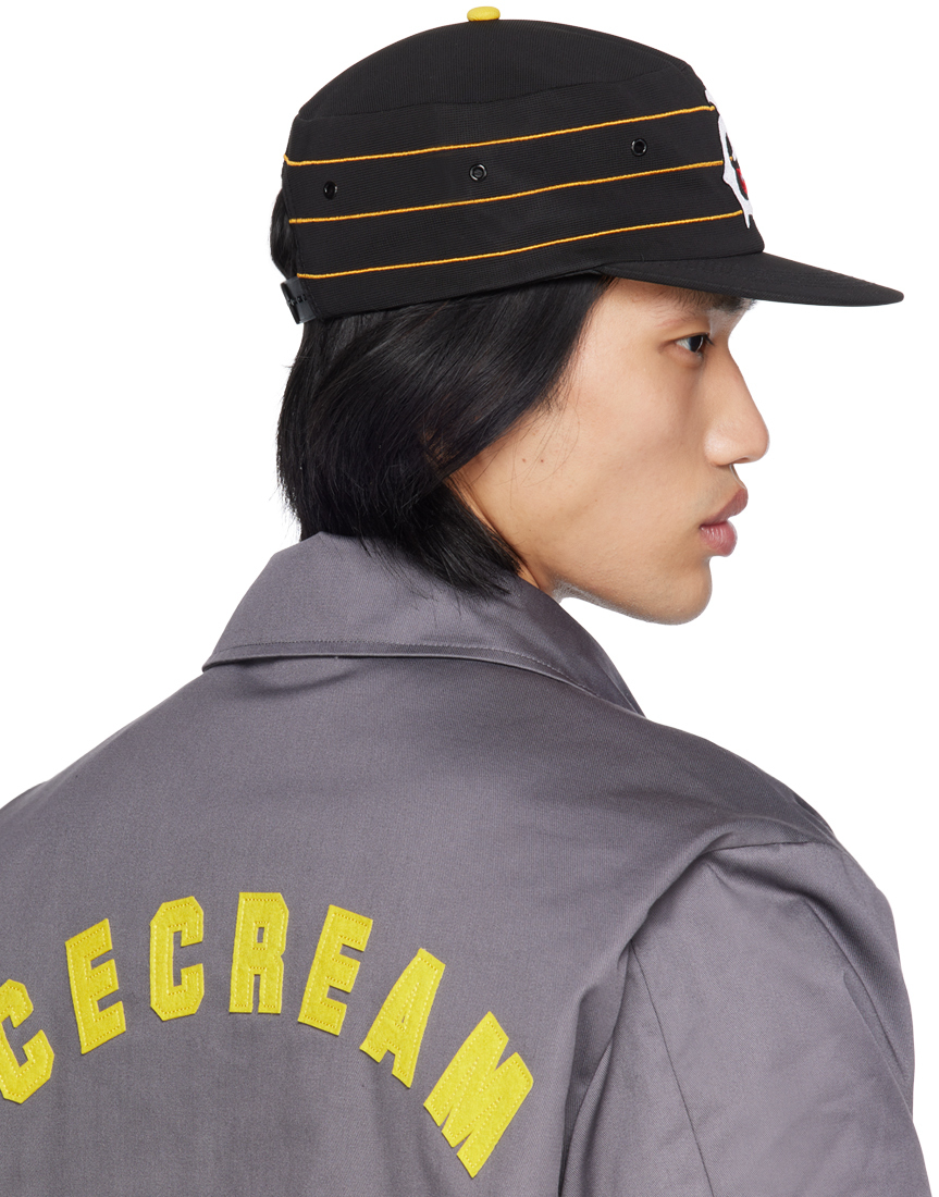 ICECREAM Black Baseball Pillbox Cap ICECREAM