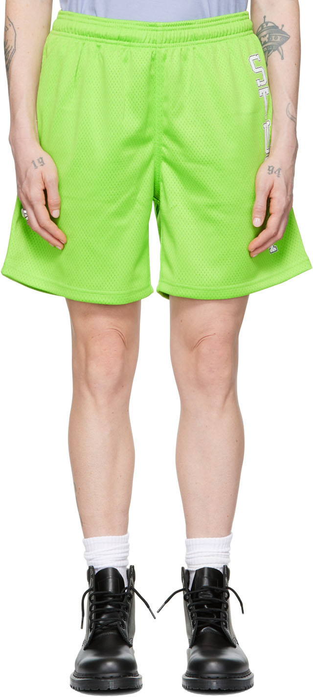 Stüssy Green Polyester Shorts Stussy