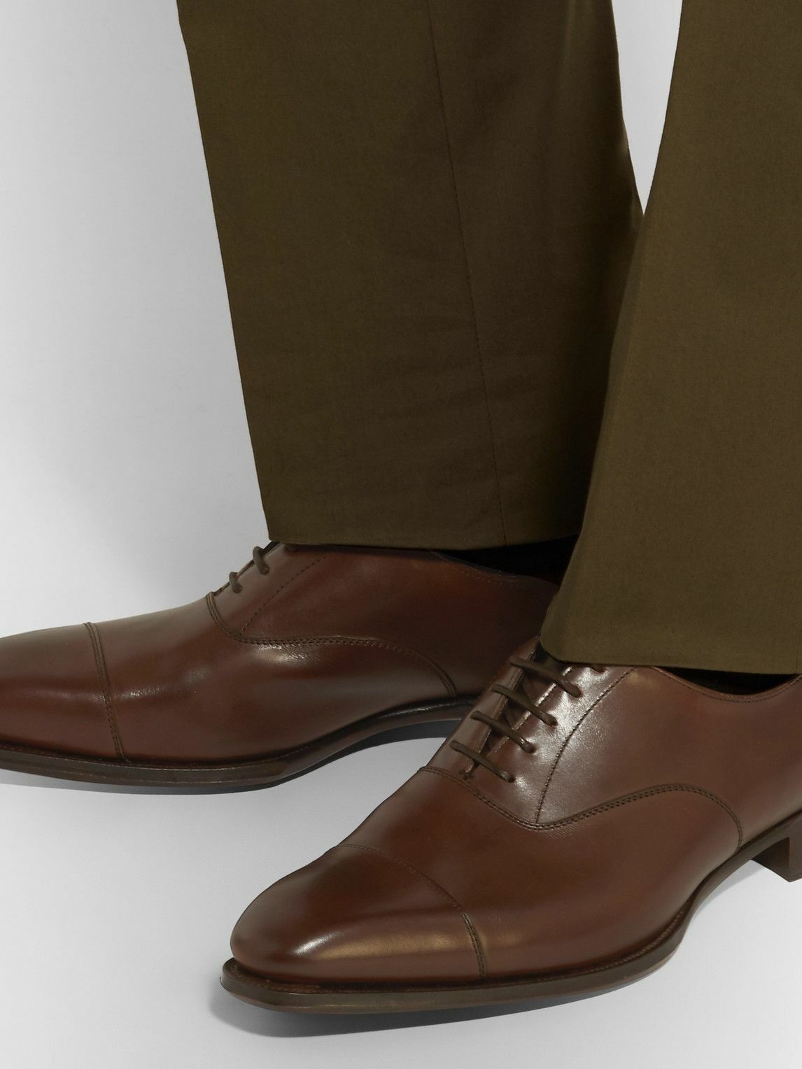 Kingsman - George Cleverley Harry Leather Oxford Shoes - Brown Kingsman