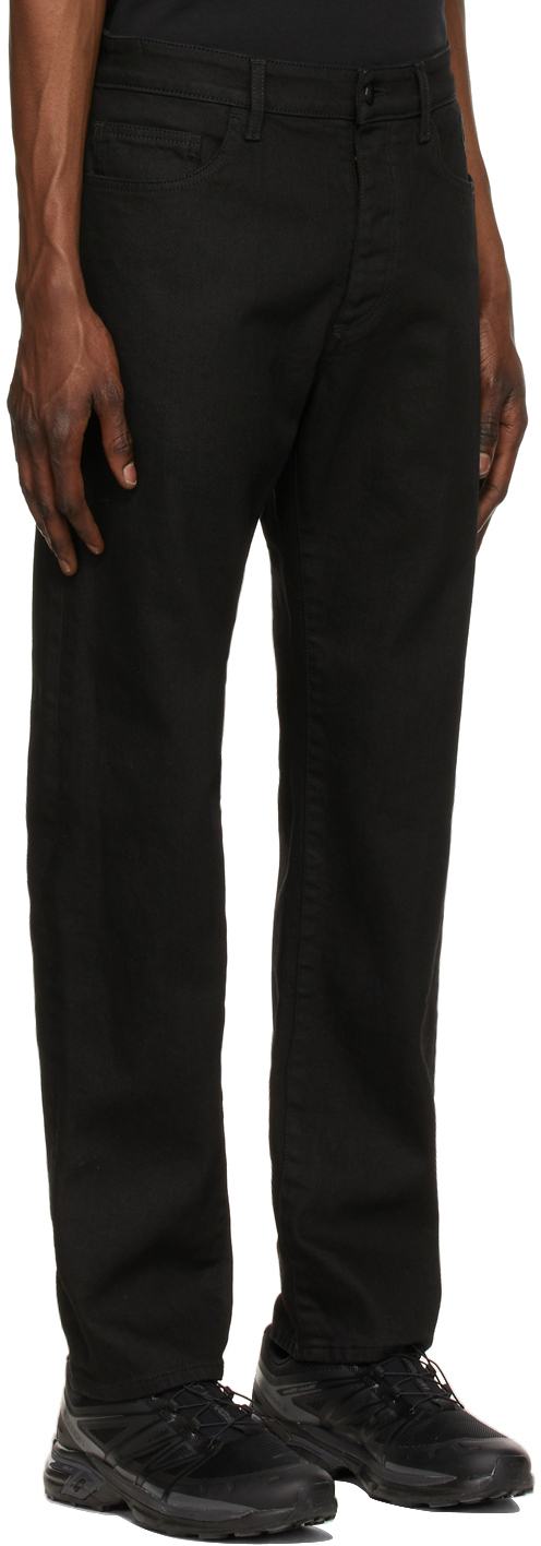 44 Label Group Black Crude Oil Jeans