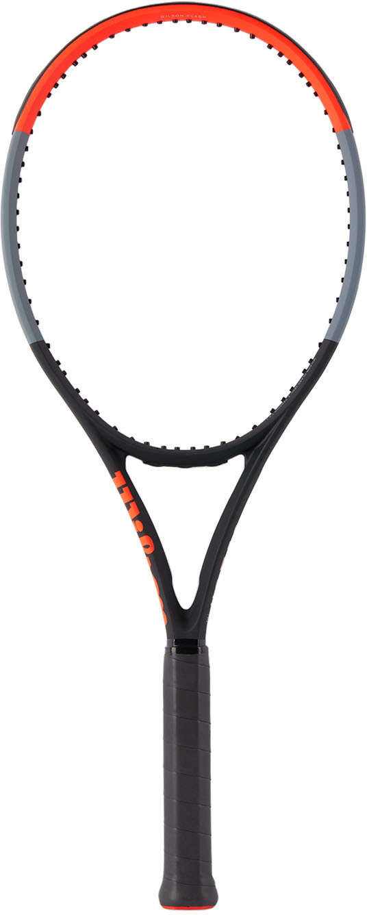 Wilson Black & Orange Clash 100L Tennis Racket Wilson