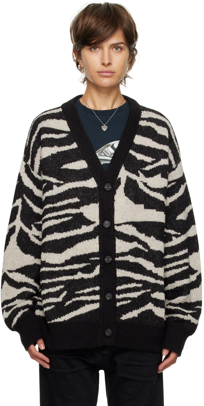 lesugiatelier Black Tiger Cardigan lesugiatelier