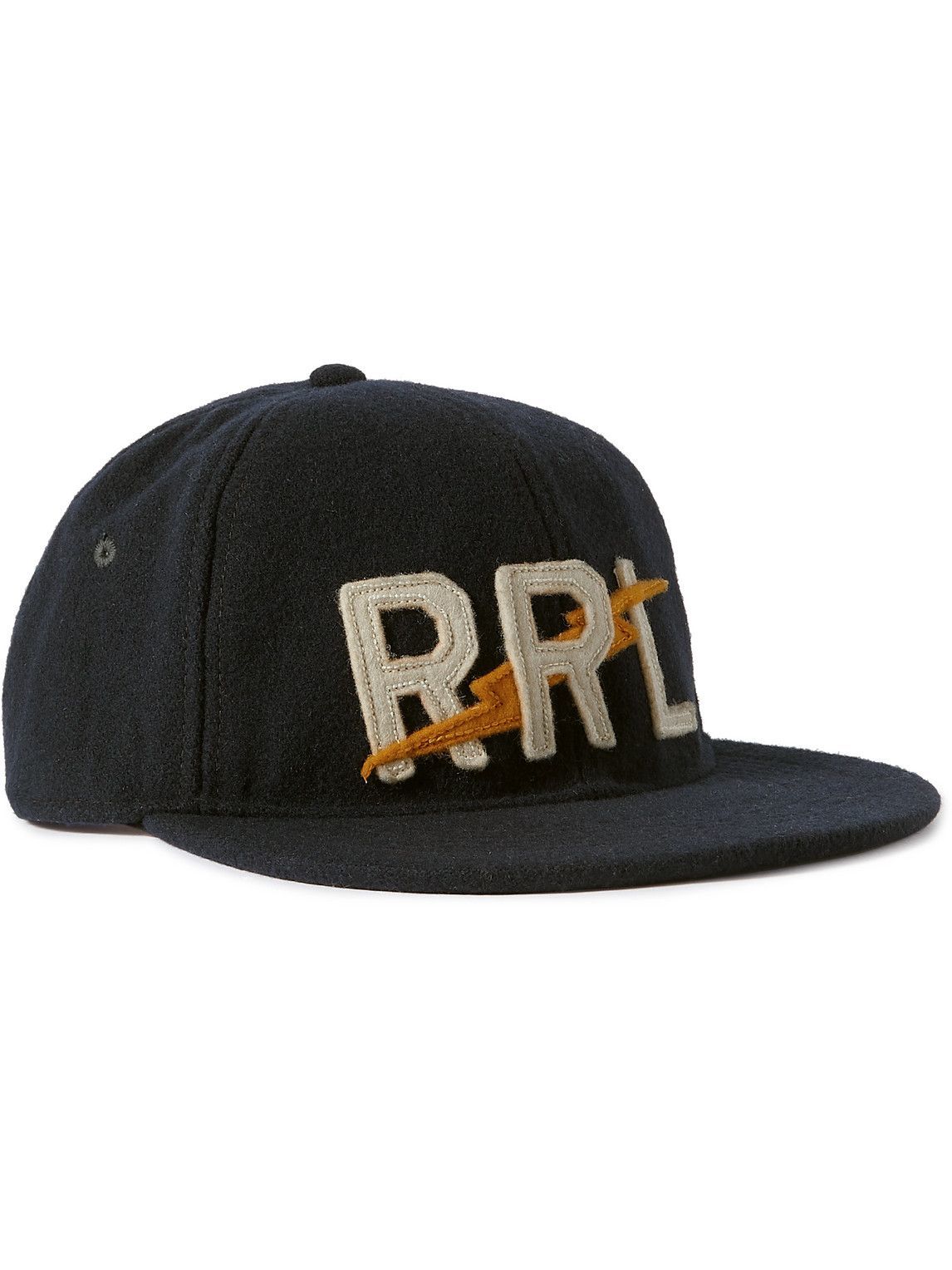 RRL - Logo-Appliquéd Wool-Blend Felt Cap RRL