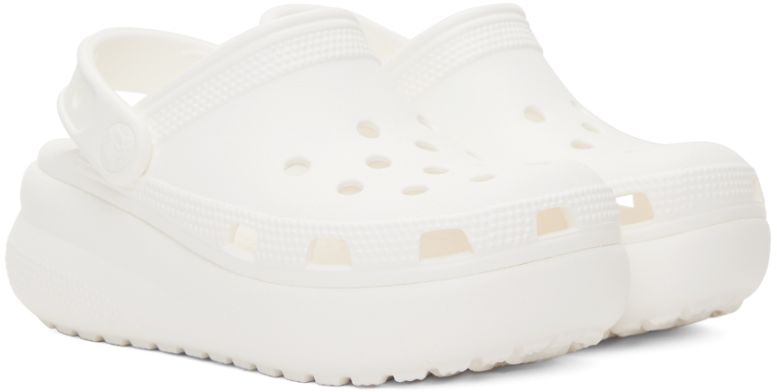 Crocs Kids White Cutie Crush Clogs Crocs