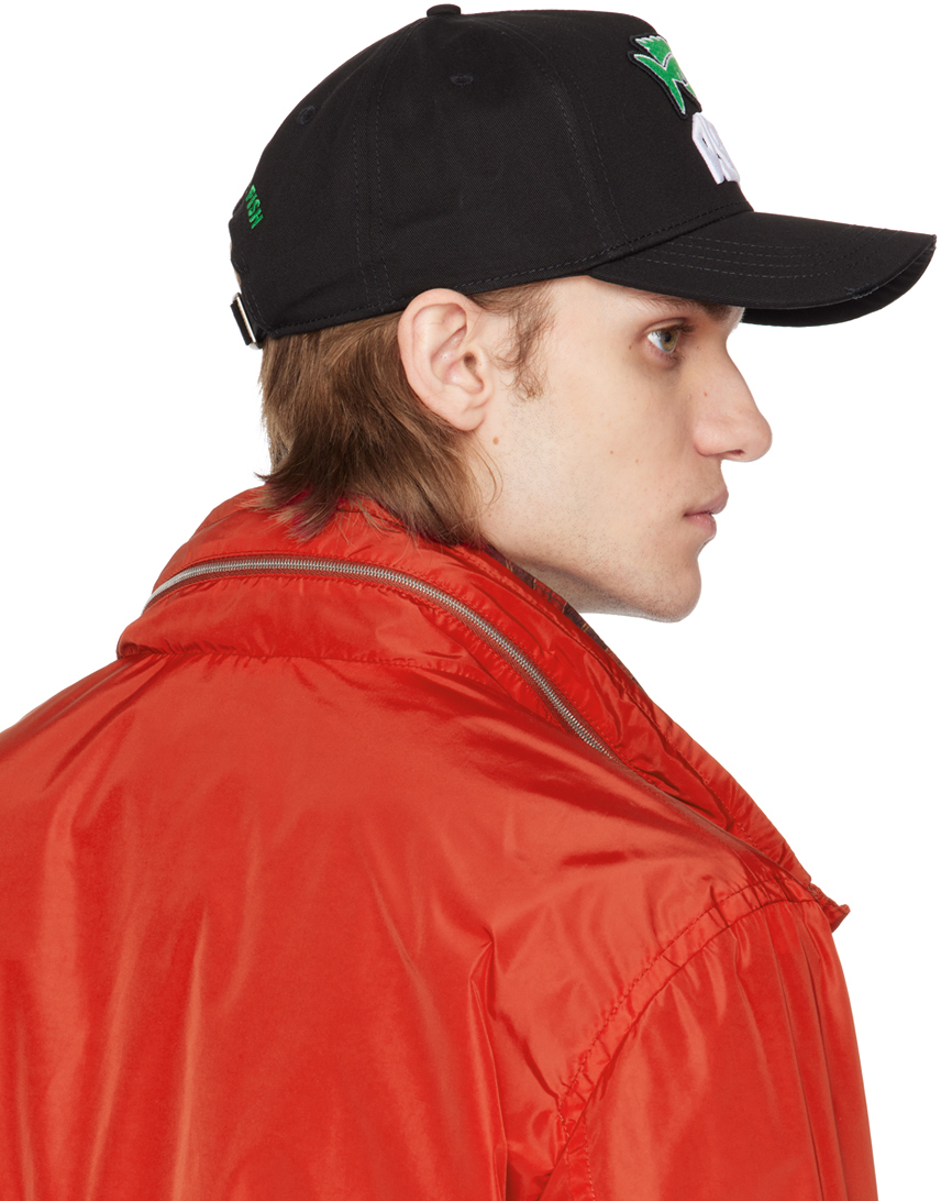 Dsquared2 Black DSQ2 Fluo Cap Dsquared2