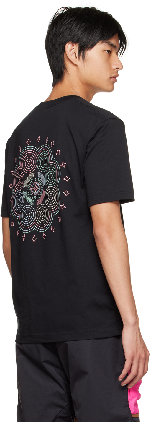 Li-Ning Black Embroidered T-Shirt Li-Ning