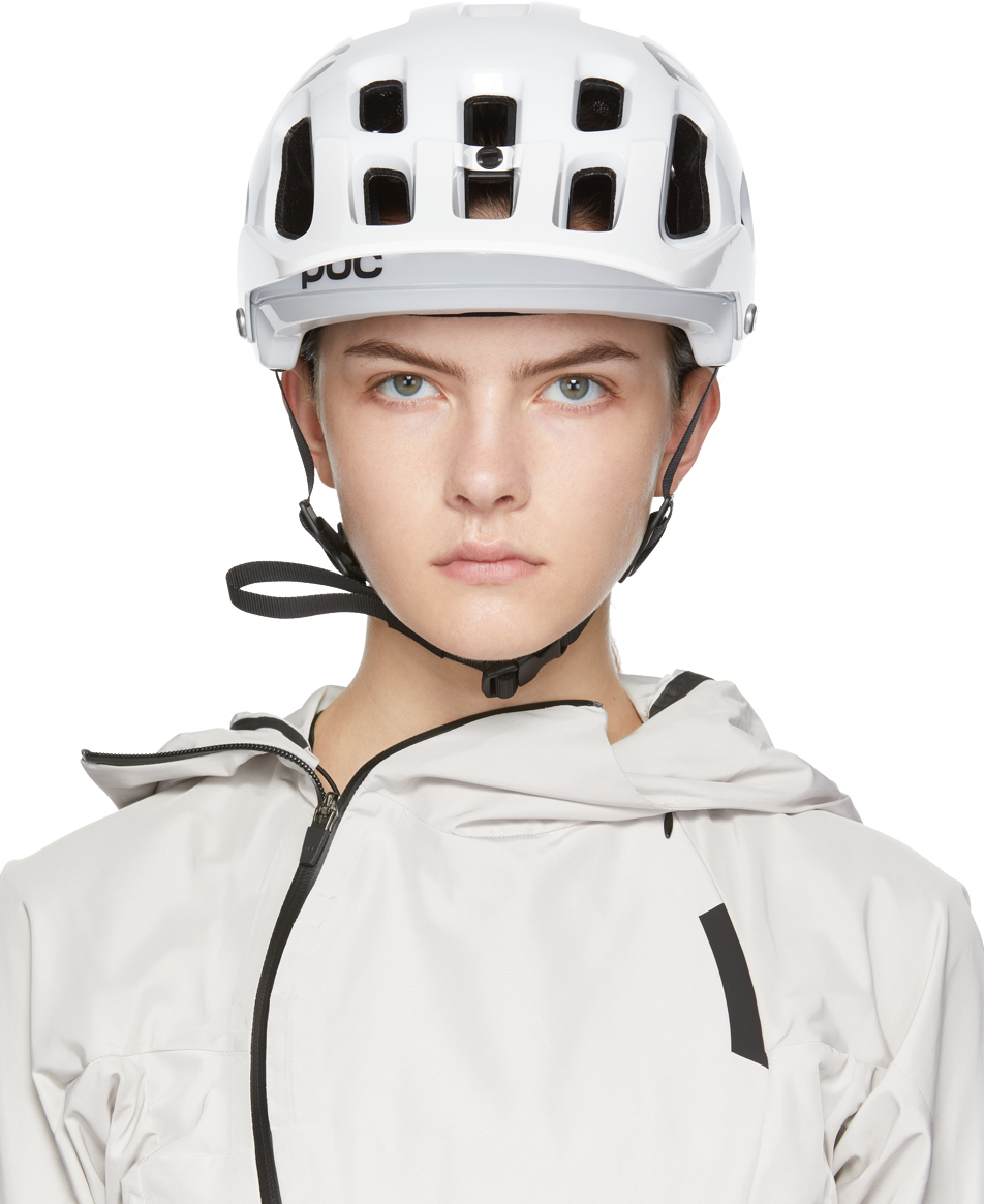 POC White Tectal Race Mips Cycle Helmet POC
