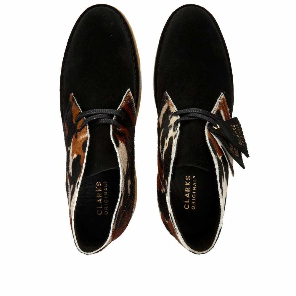 Clarks Originals Women's Desert Boot in Cow Print Clarks Originals