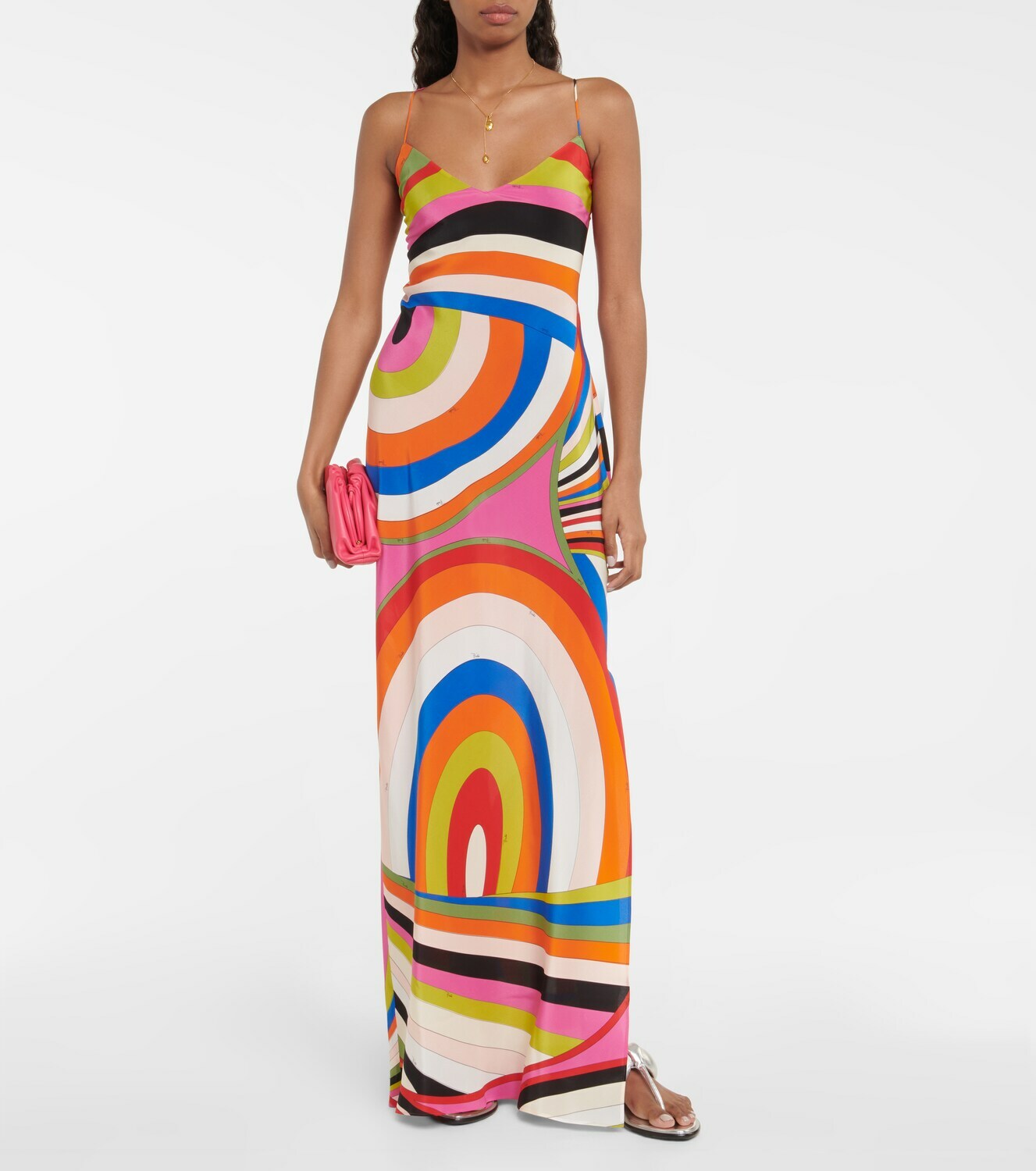 Pucci - Iride-print silk maxi dress Emilio Pucci